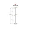 Stanchions & Handrail Stanchion Solutions - Meshstore NZ